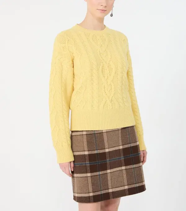 Max Mara Wool Cable Knit Sweater
