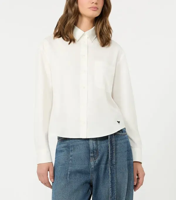 Max Mara Cotton Cropped Shirt