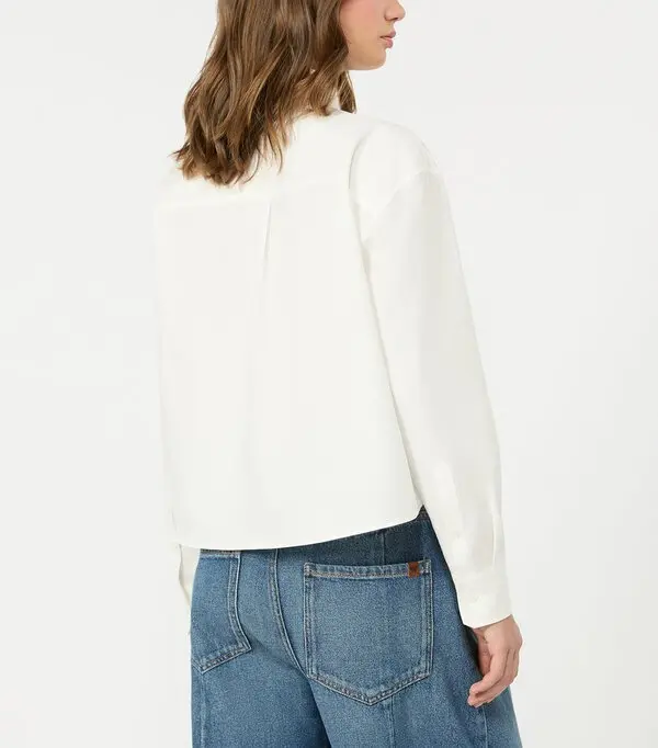 Max Mara Cotton Cropped Shirt
