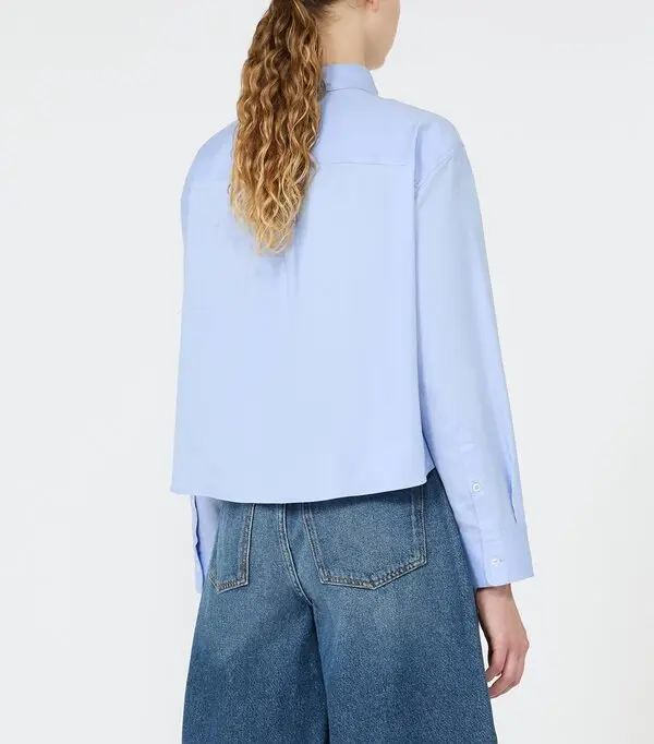 Max Mara Cotton Cropped Shirt