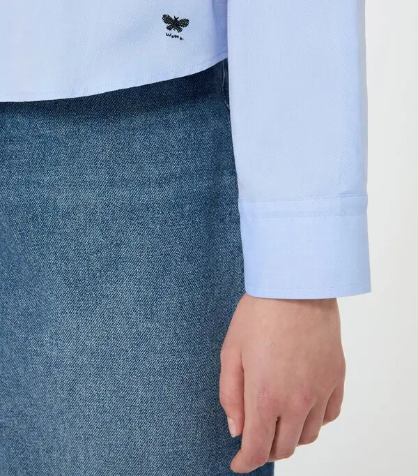 Max Mara Cotton Cropped Shirt