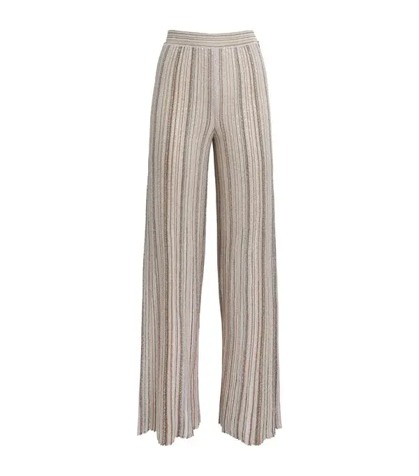 Missoni Embellished Stripe Trousers - Pink