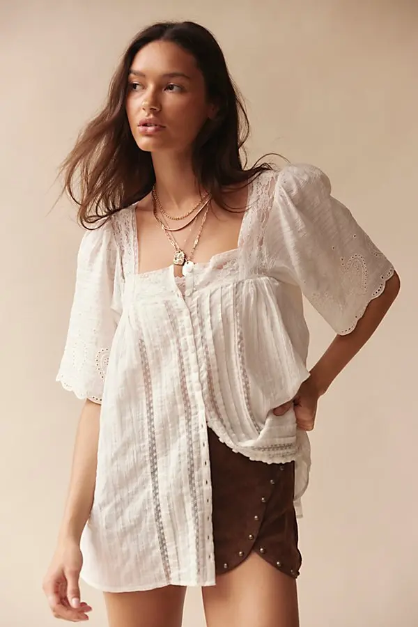 Free People Adore You Tunic - Ivory