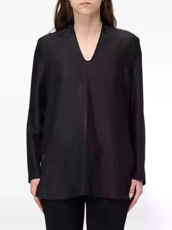 Ter Et Bantine V-neck Silk Blouse