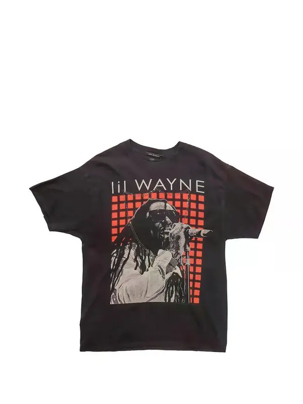 HTC LOS ANGELES Lil Wayne Mic Graphic-print T-shirt - Black