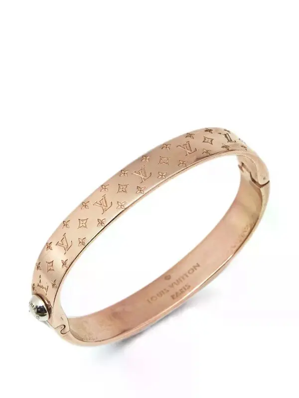 LOUIS VUITTON Nanogram Cuff Bracelet