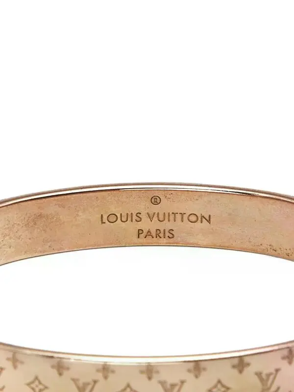 LOUIS VUITTON Nanogram Cuff Bracelet