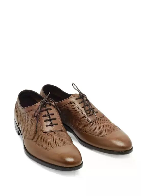 Bottega Veneta Perforated Oxford Shoes