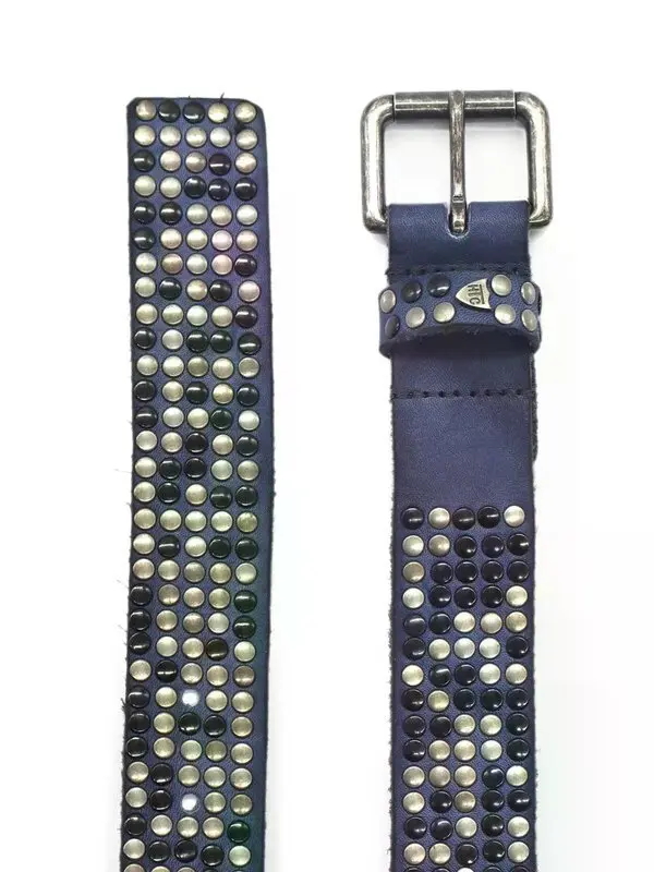 HTC LOS ANGELES Stud-embellished Leather Belt
