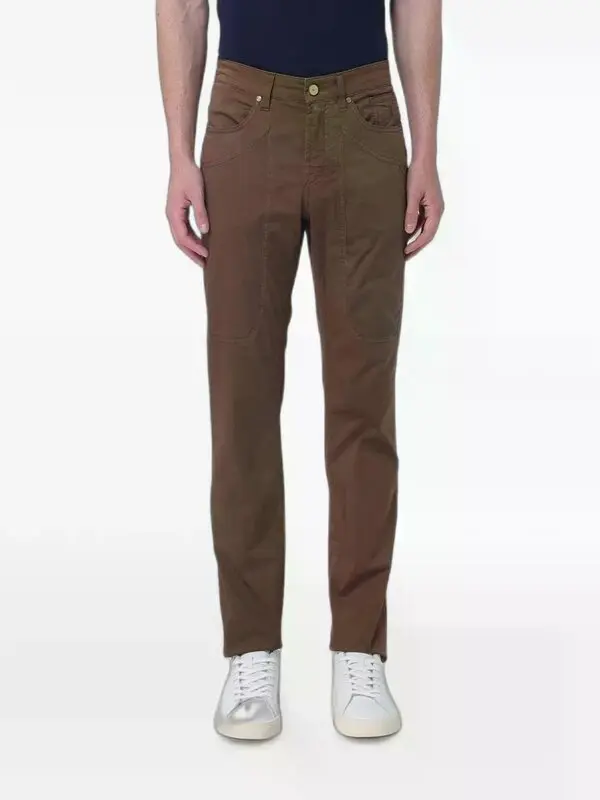 JECKERSON John Patch-insert Jeans - Brown