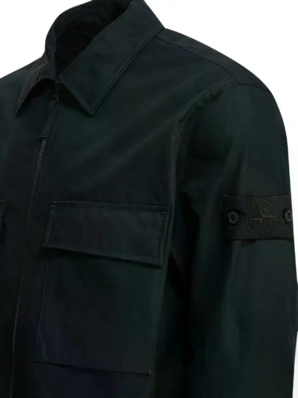 Stone Island Logo-patch Shirt Jacket