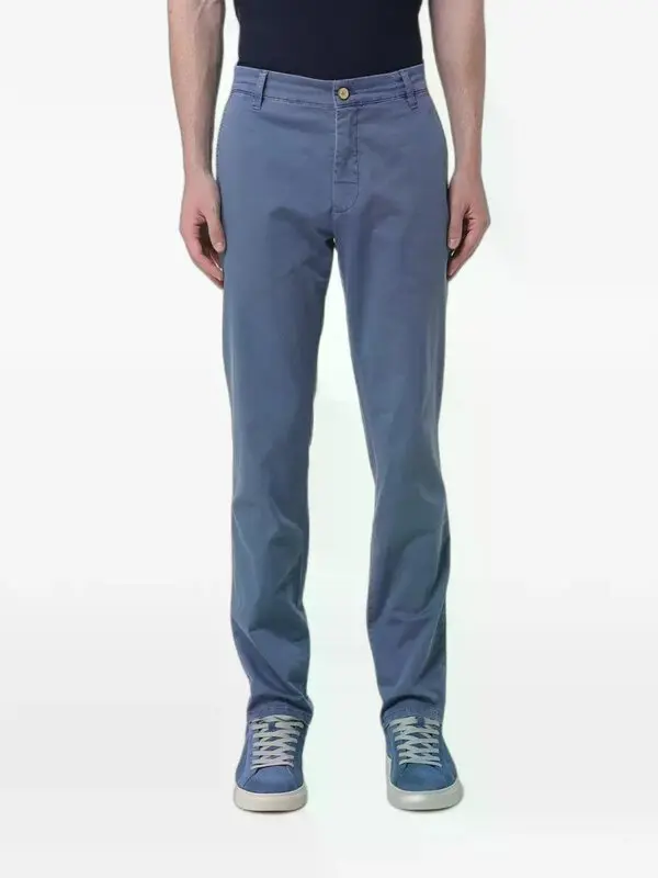 JECKERSON Button-fastening Chino Trousers - Blue