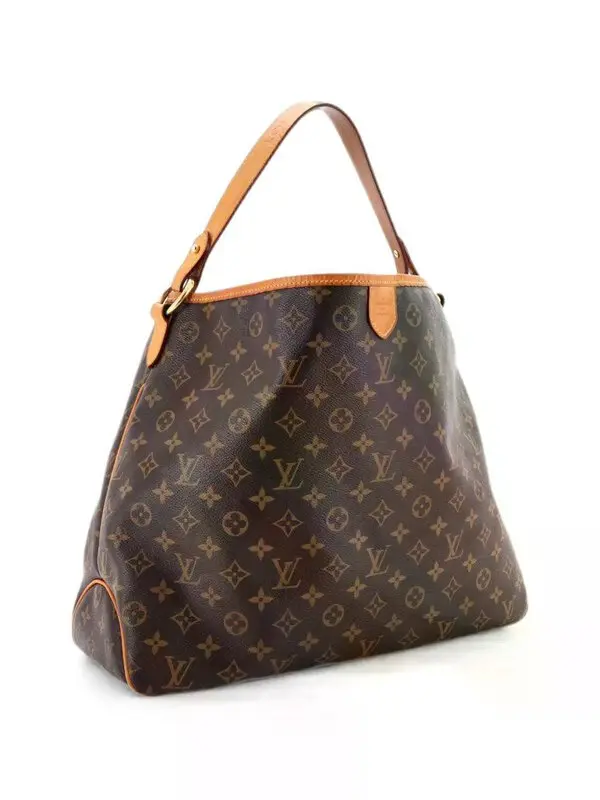 LOUIS VUITTON Delightful Handbag Monogram Canvas Mm Hobo Bag - Brown