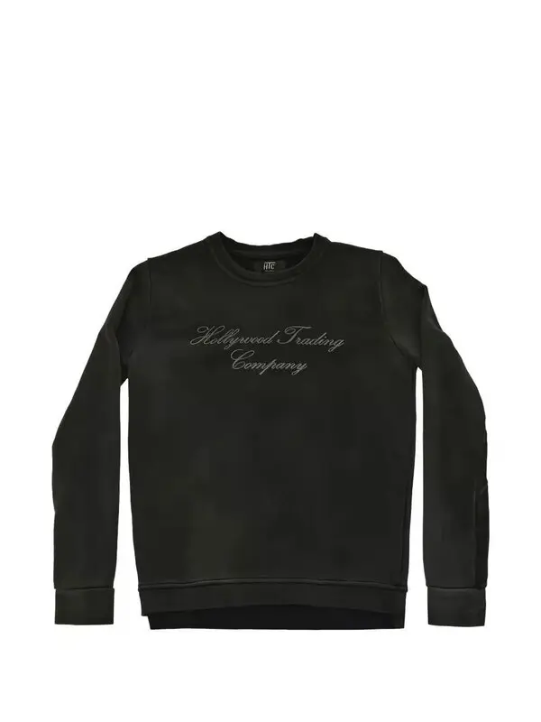 HTC LOS ANGELES Hollywood T.c Logo-print Cotton Sweater - Black