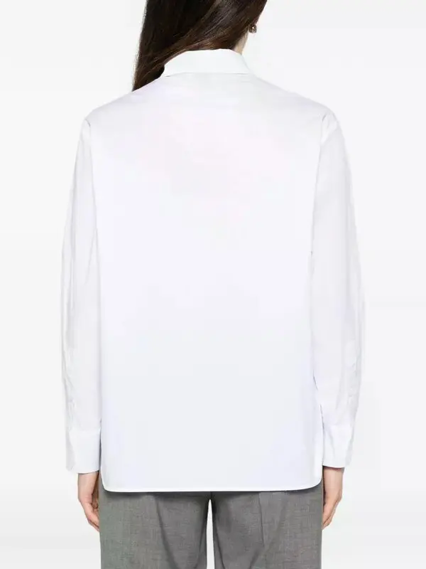 Peserico Bead-embellished Chest-pocket Shirt
