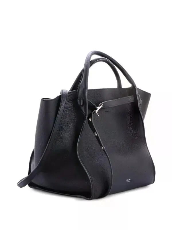 Celine Big Bag Grained Calfskin Small Satchel - Black