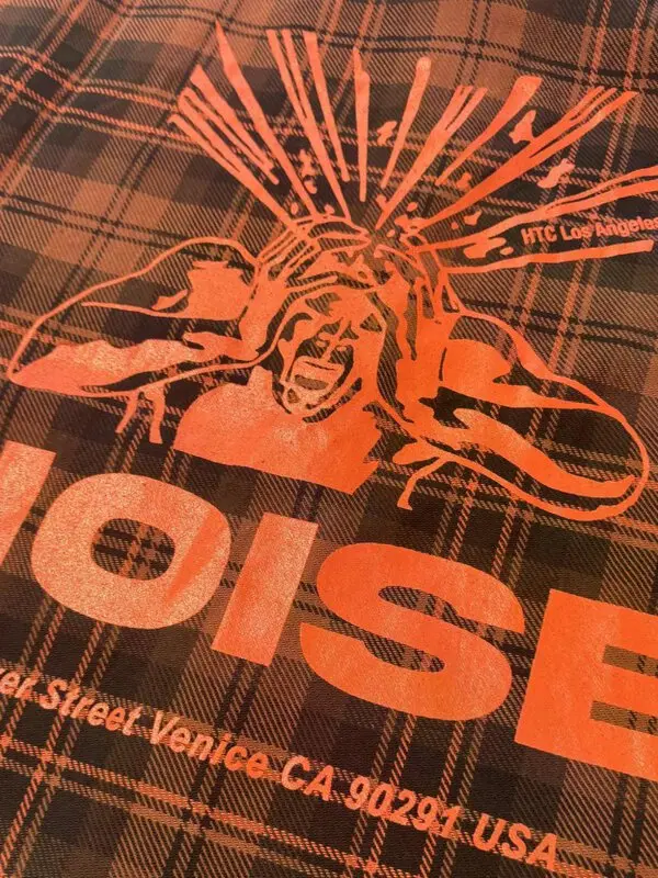 HTC LOS ANGELES Graphic-print Checked Shirt