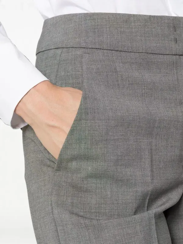 Peserico Pressed-crease Turned-up Trousers