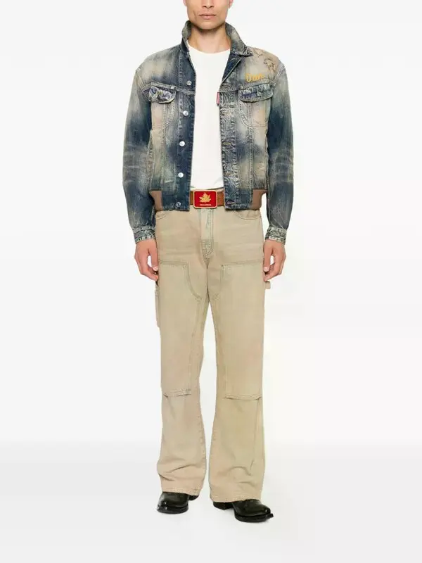 Dsquared2 Distressed Denim Jacket