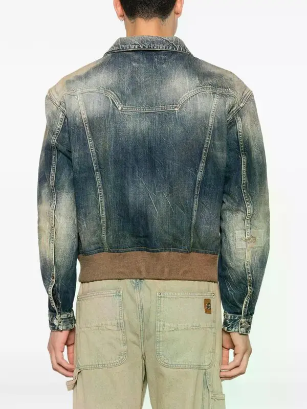 Dsquared2 Distressed Denim Jacket