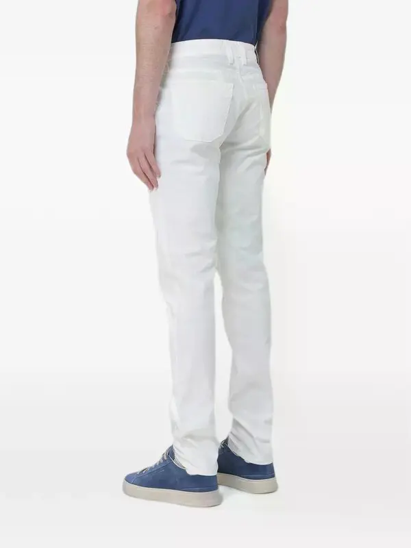 JECKERSON Slim-fit Trousers With Tonal Front Patches
