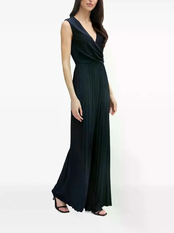 GAUDI Pleated Wrap-design Jumpsuit