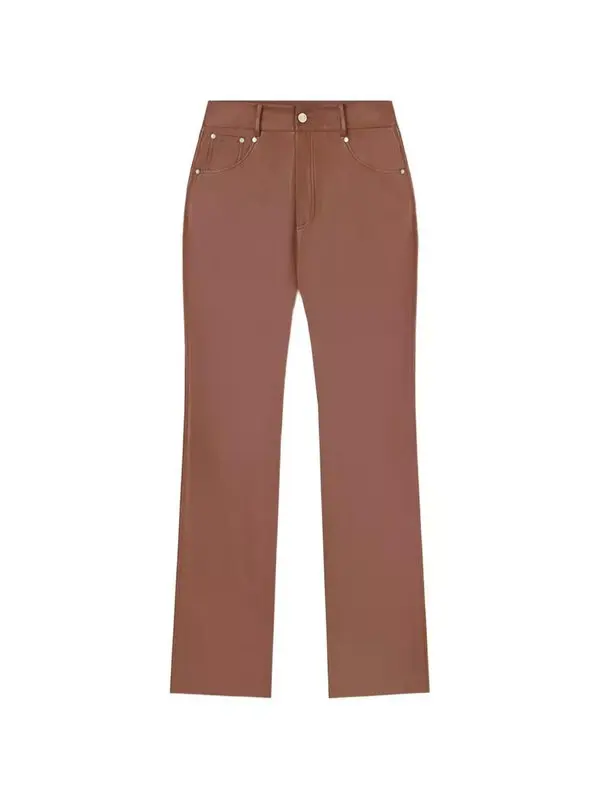 Nanushka Jacoba Five-pockets Trousers - Brown