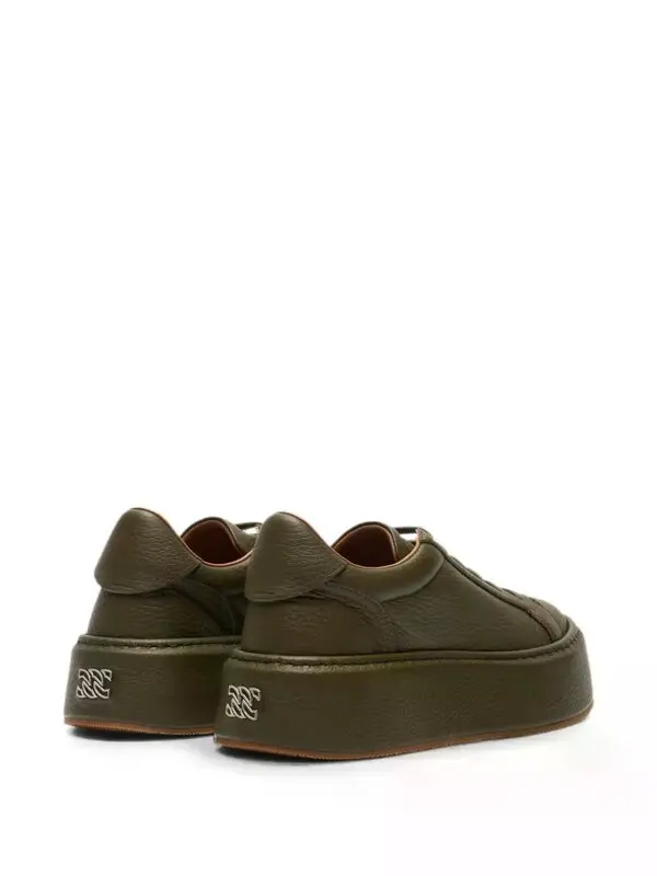 Casadei I-box Leather Sneakers - Green