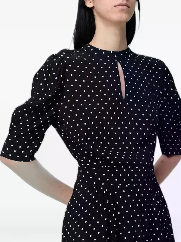 MAR DE MARGARITAS Kimberly Polka-dot Mini Dress