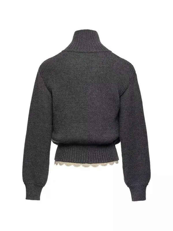 Magda Butrym Ribbed-knit Cardigan