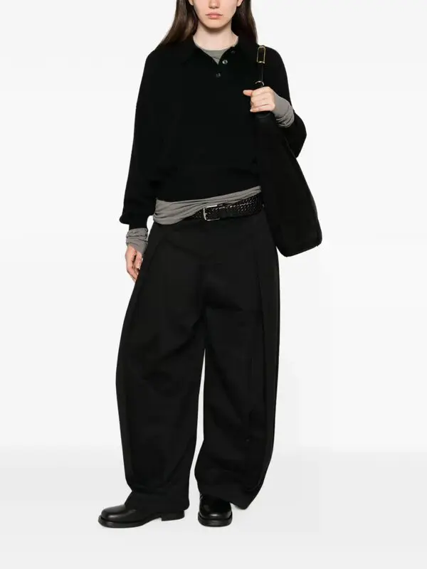 LISA YANG Etta Button-up Polo Shirt