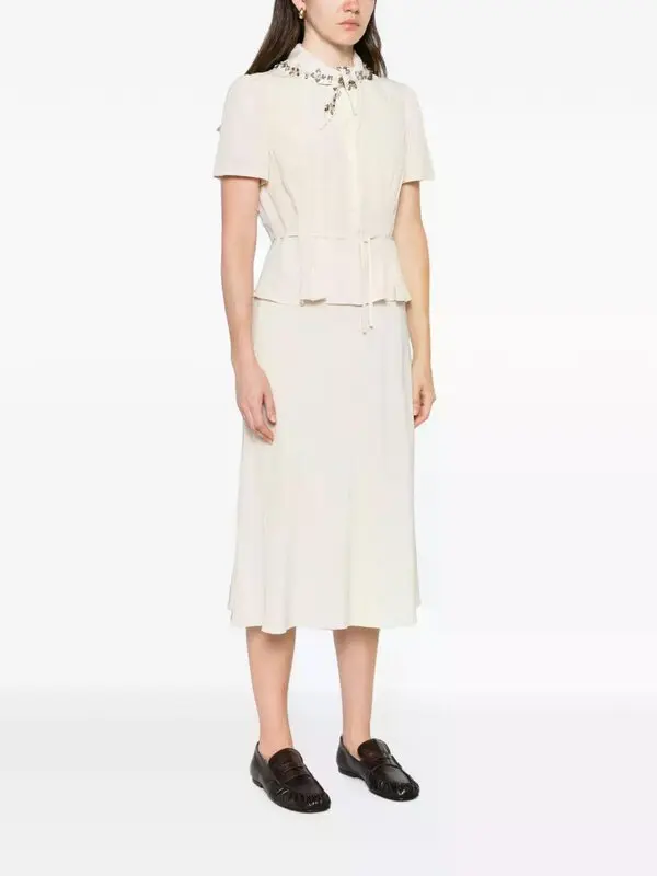 Prada Embellished Midi Dress