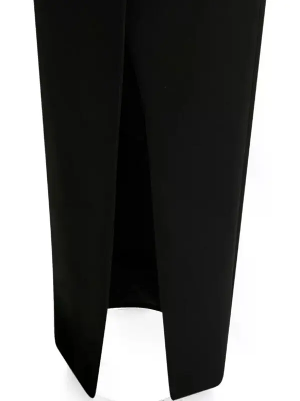 Khaite Luiza Slit-detail Midi Skirt