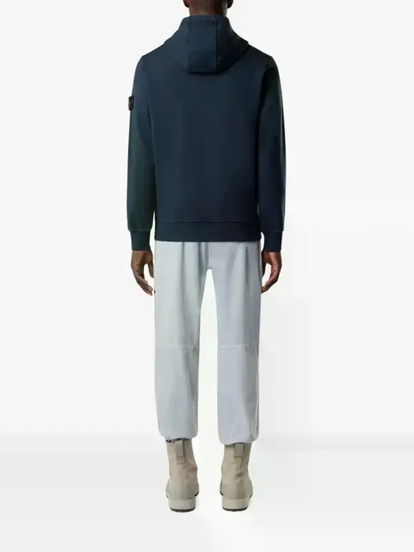 Stone Island Logo-patch Drawstring Hoodie