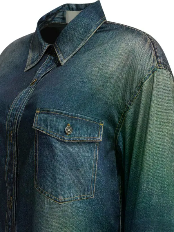 GOLDEN GOOSE Patty Shirt - Blue