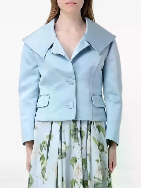 Antonio Marras Oversized-collar Button-up Jacket - Blue