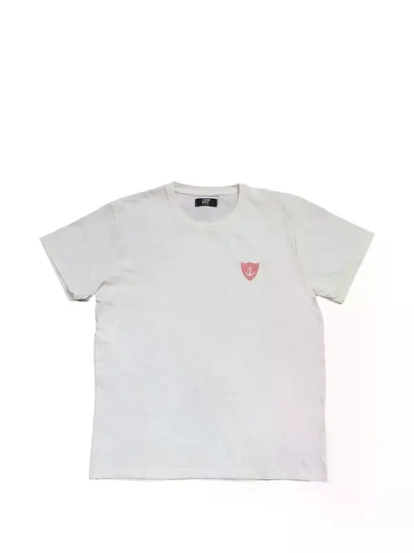 HTC LOS ANGELES Logo-print Cotton T-shirt - Neutrals