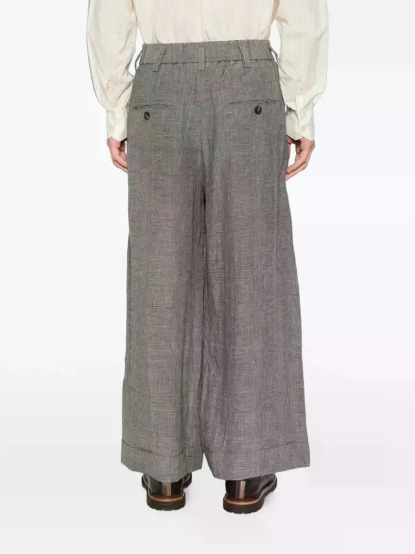 ZIGGY CHEN Check-pattern Trousers