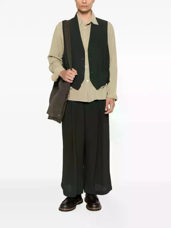 ZIGGY CHEN Patterned-back Waistcoat