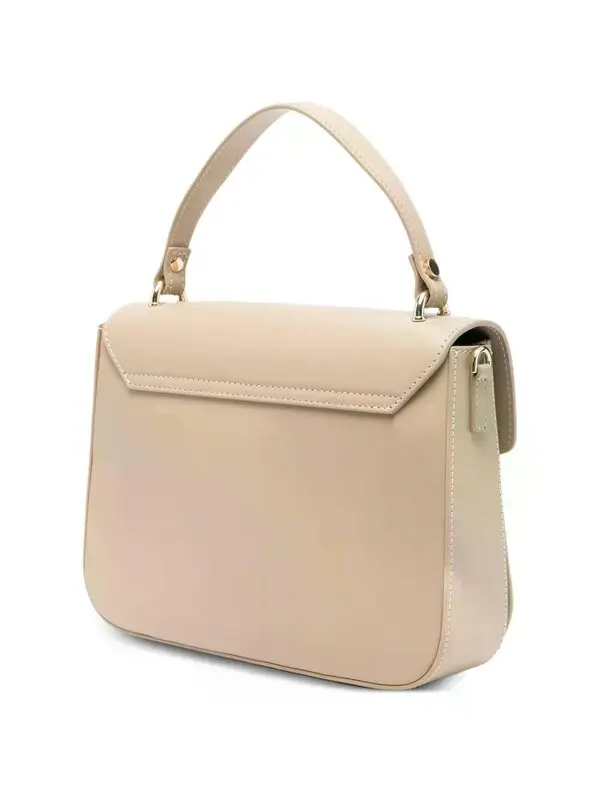 ADRIANNA FERETTI Leather Tote Bag - Neutrals
