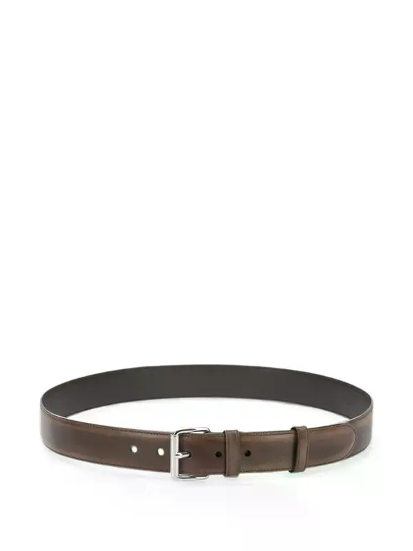 Prada Leather Buckle-fastening Belt - Brown