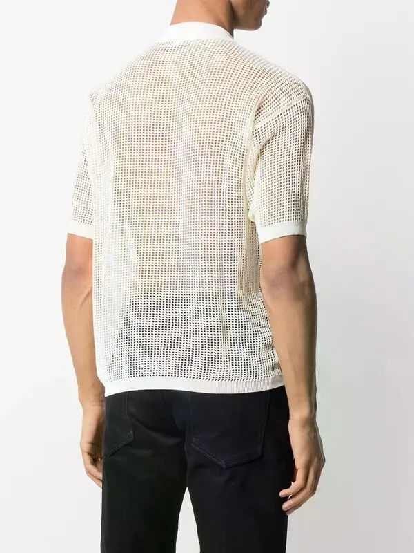 Dsquared2 Mesh-insert Short Sleeved Polo Shirt