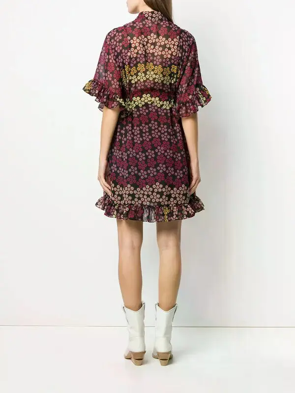 Dsquared2 Floral Print Shirt Dress