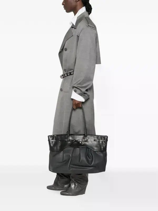 MARGESHERWOOD Belt Detail Leather Tote Bag