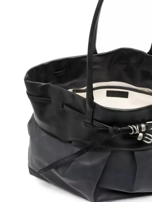 MARGESHERWOOD Belt Detail Leather Tote Bag