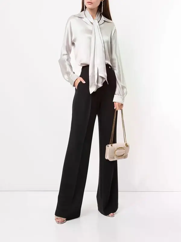 Dsquared2 Pussy Bow Shirt - Grey