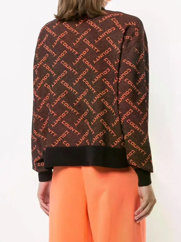 COUNTY OF MILAN All-over Logo Jumper