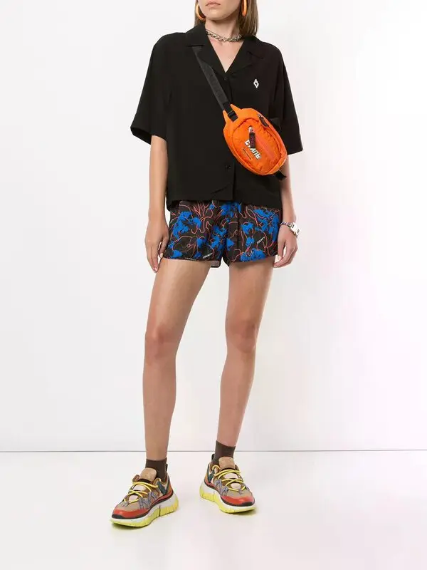 COUNTY OF MILAN Abstract Floral Print Shorts