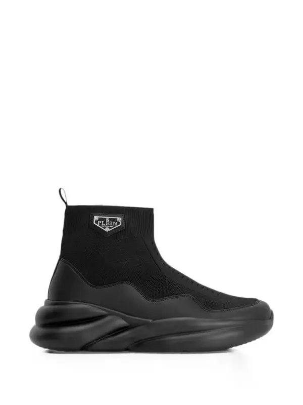 Philipp Plein Runner Sock Skywalker Sneakers - Black