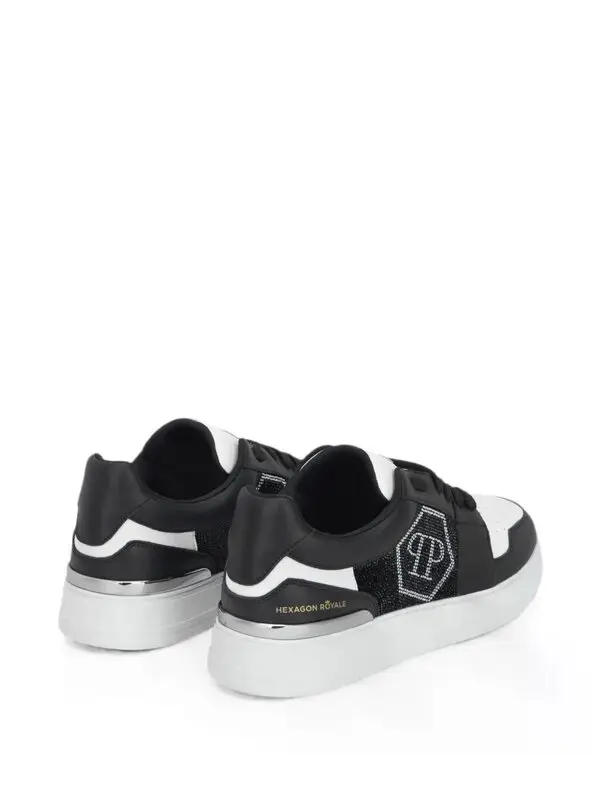 Philipp Plein Lo-top Sneakers Crystal Hexagon